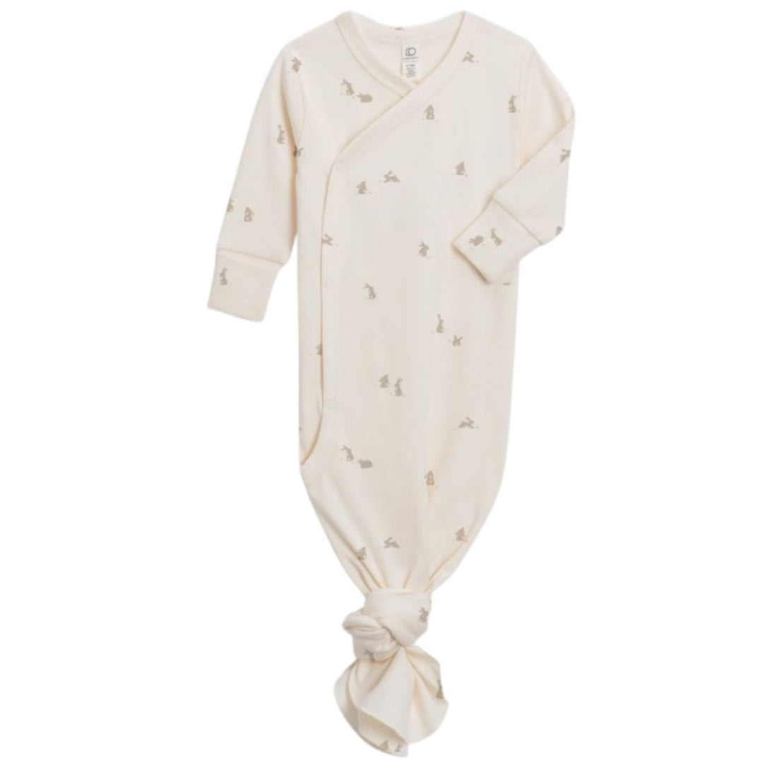 Colored Organics Indy Kimono Gown - Bunny / Oat + Clay – Ann Marie's