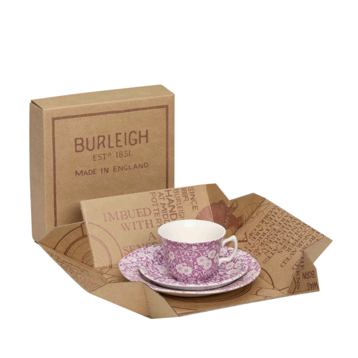 Burleigh Blossom Calico Teacup Gift Set – Ann Marie's