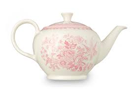 Burleigh Pink Asiatic Pheasants Small Teapot Ann Maries