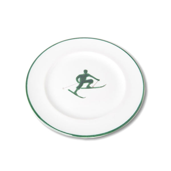 Gmundner Keramik Green Toni, the Skier Gourmet Dessert Plate – Ann Marie's