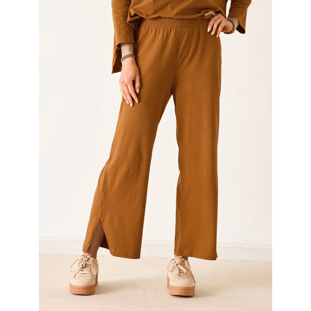 Mersea Traveler Tee Pant - Tobacco – Ann Marie's
